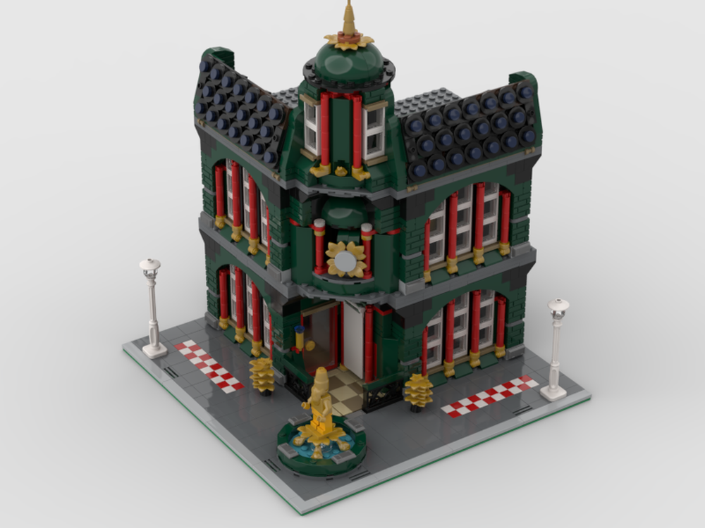 LEGO MOC Modular Irish Pub by Dioxity | Rebrickable - Build with LEGO