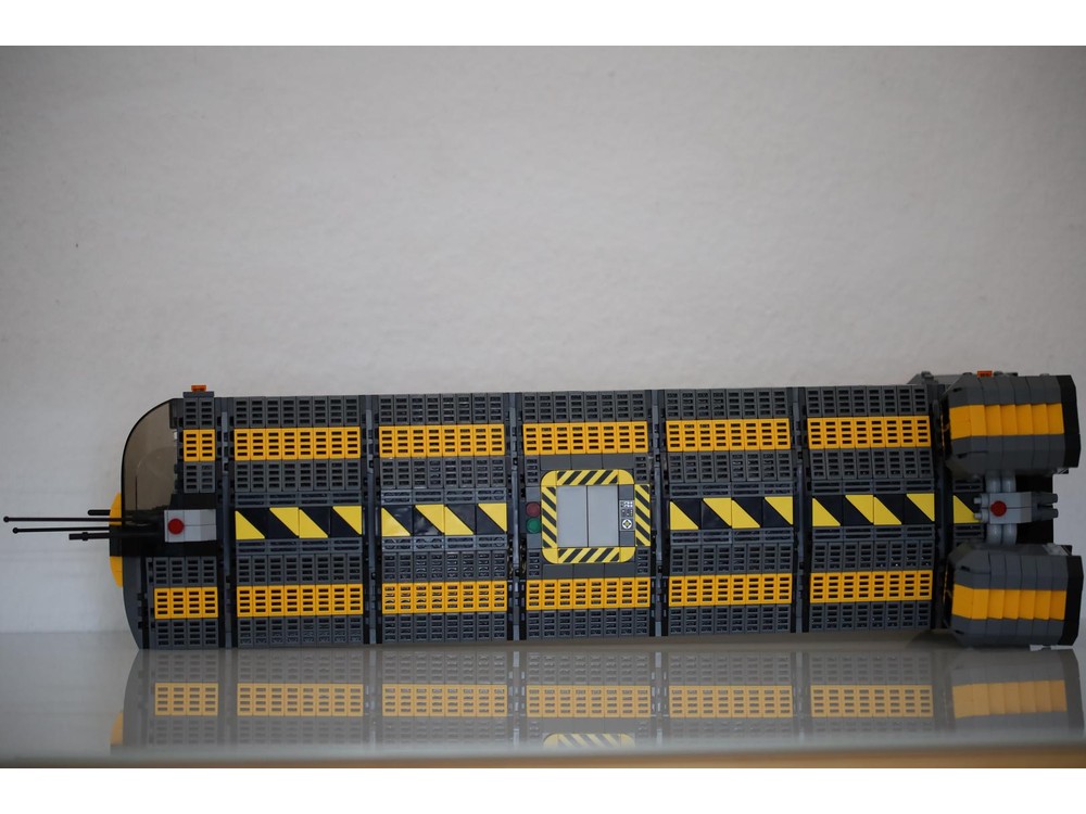 Lego Moc Space Freighter Theta Capital By Brampf Rebrickable