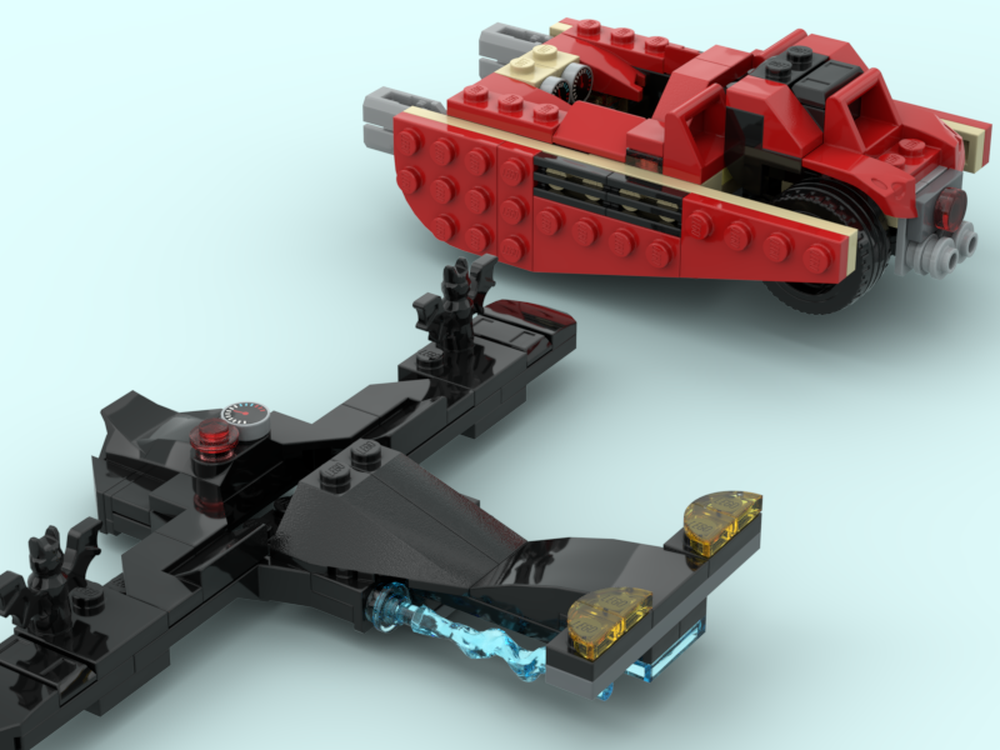 Lego Moc 76244 Armoured Trike By Thekitchenscientist Rebrickable