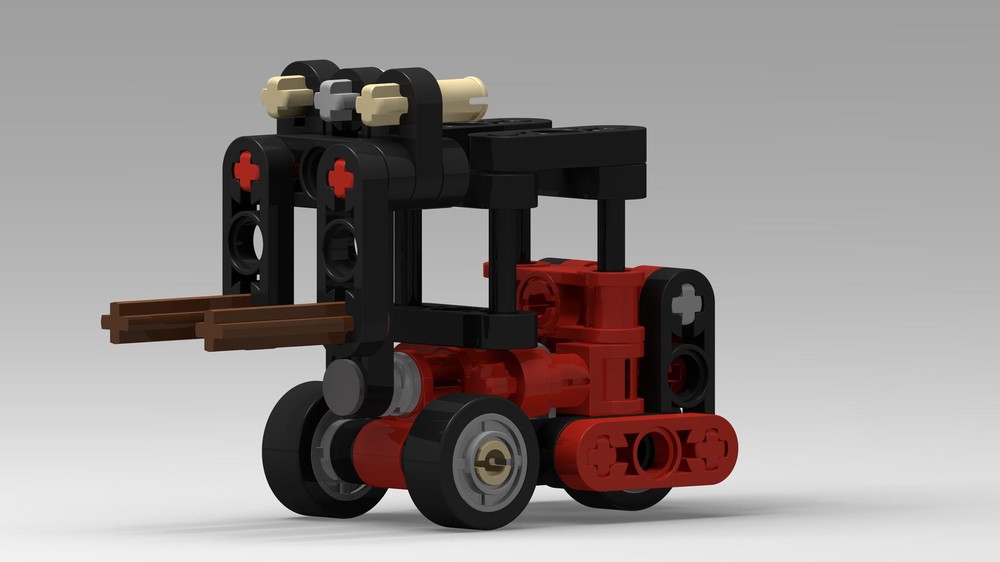 LEGO MOC Mini Forklift by Ronald_Rumf | Rebrickable - Build with LEGO