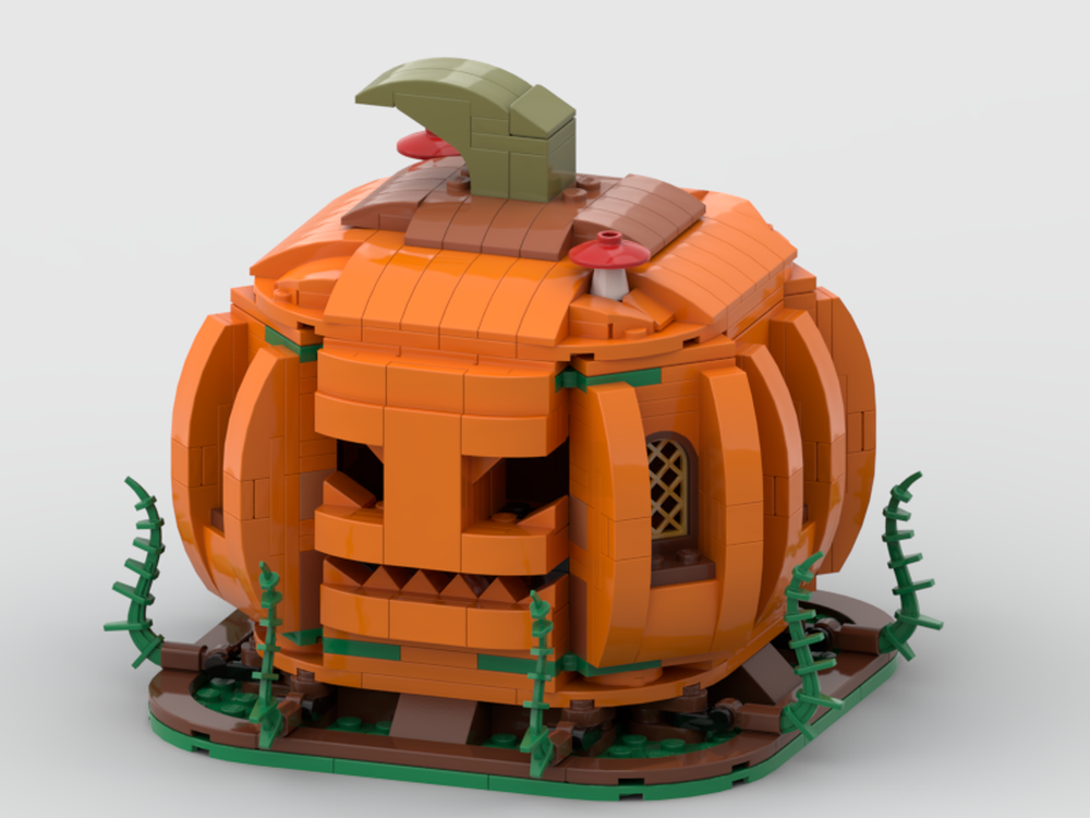 LEGO MOC Jack O Lantern That hold lighted candle by gijoseph25b ...