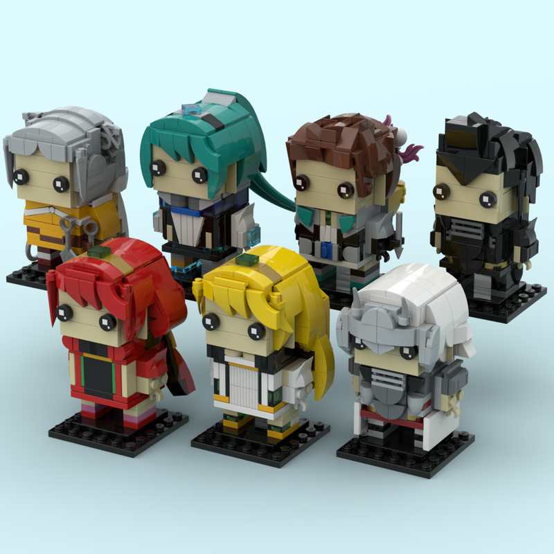 LEGO MOC Xenoblade Chronicles 2 Brickheadz by Lego_Rocket | Rebrickable ...