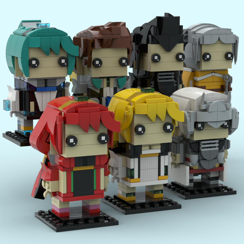 LEGO MOC Xenoblade Chronicles 2 Brickheadz by Lego_Rocket | Rebrickable ...