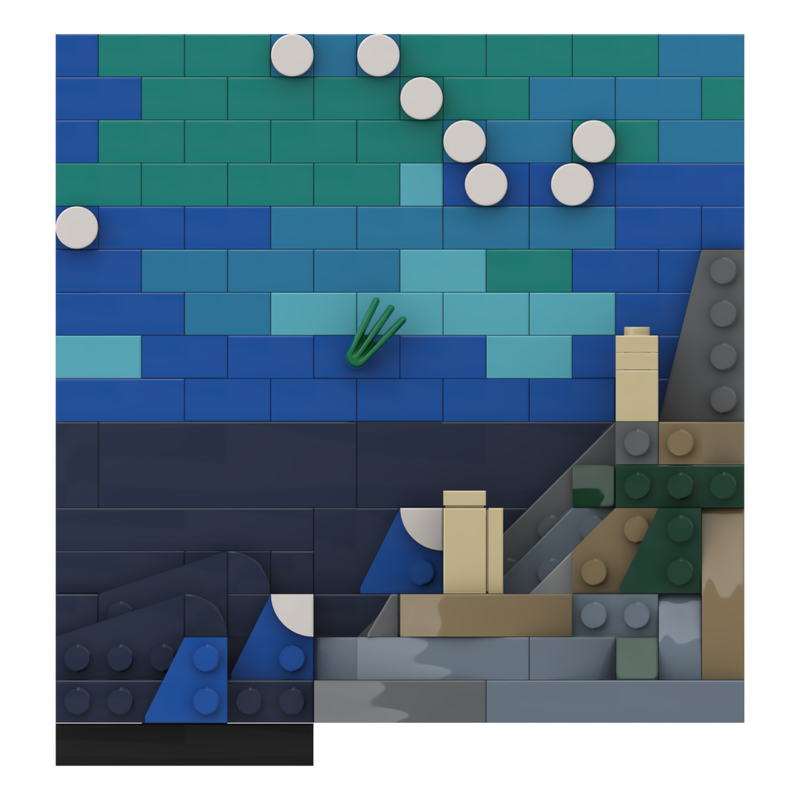 LEGO MOC Crowns Engine Houses at Botallack Mine, Cornwall, UK by JensR ...