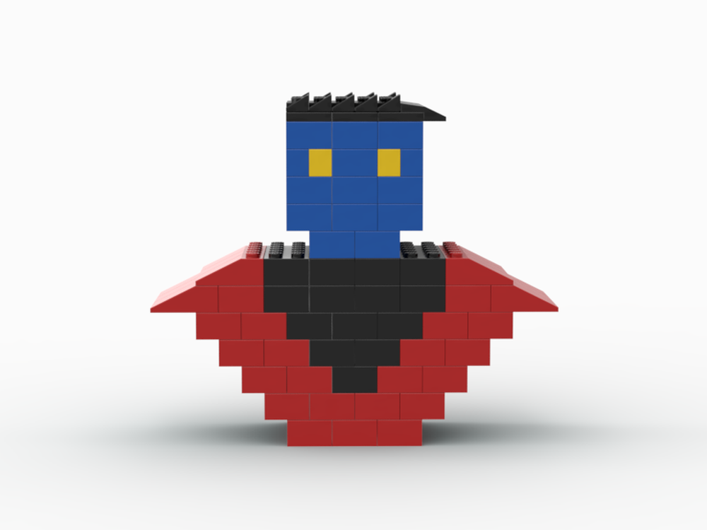 LEGO MOC Nightcrawler Mini Bust by Bricks and Capes | Rebrickable ...