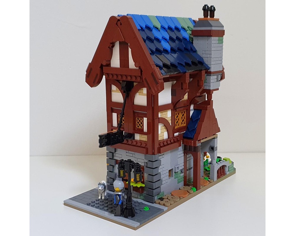 LEGO MOC Medieval Street House by Gr33tje13 | Rebrickable - Build with LEGO