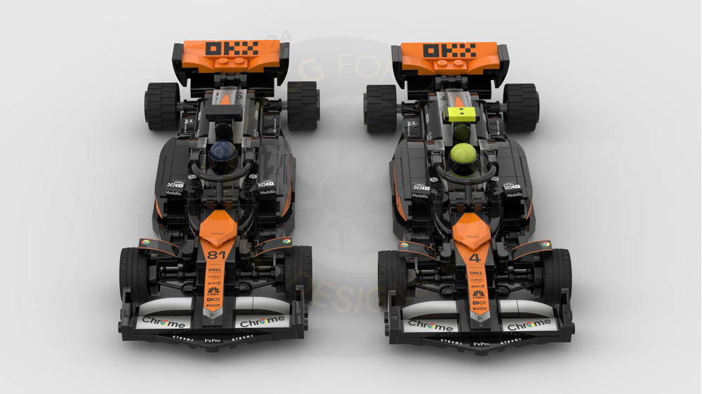 Lego Moc F1 Mclaren Mcl60 Silverstone By Cgforcedesigns Rebrickable
