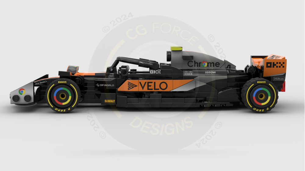 Lego Moc F1 Mclaren Mcl60 Silverstone By Cgforcedesigns Rebrickable