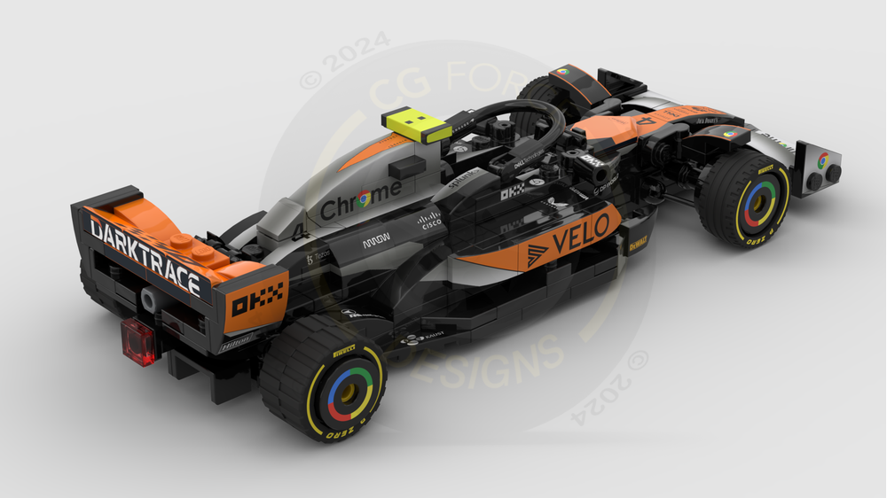 Lego Moc F1 Mclaren Mcl60 Silverstone By Cgforcedesigns Rebrickable
