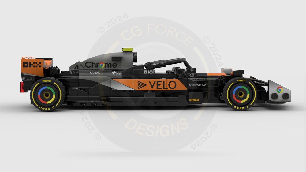 LEGO MOC F1 McLaren MCL60 - Silverstone by CGForceDesigns | Rebrickable ...