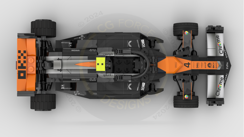 Lego Moc F1 Mclaren Mcl60 Silverstone By Cgforcedesigns Rebrickable
