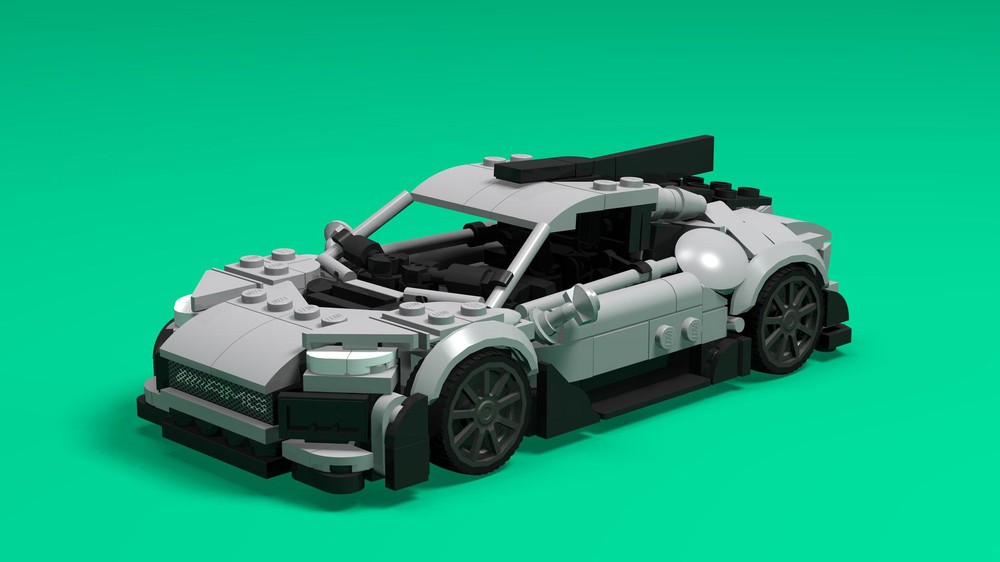 LEGO MOC Mercedes AMG1 by dani_builds_lego | Rebrickable - Build with LEGO