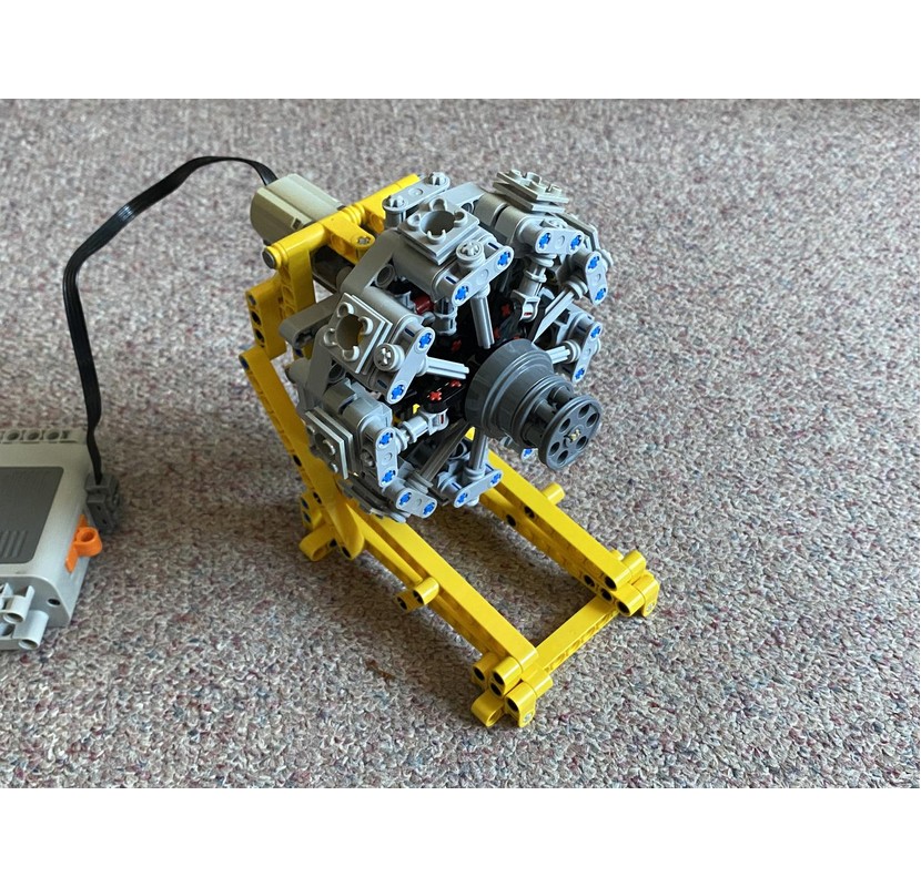 LEGO MOC 9 Cylinder Rotary Radial Engine by WPNGLS | Rebrickable ...