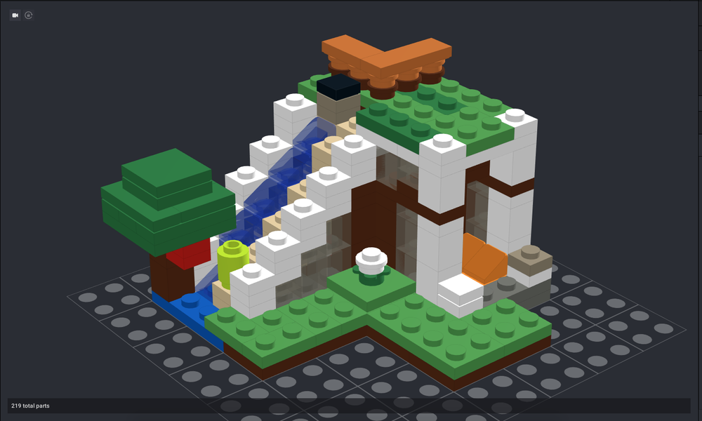 LEGO MOC Micro Set - The Waterfall Base by ConsiderANapkin ...