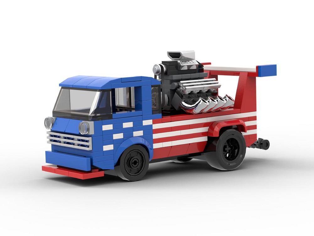 LEGO MOC Van-Pickup Dragster by braydl | Rebrickable - Build with LEGO