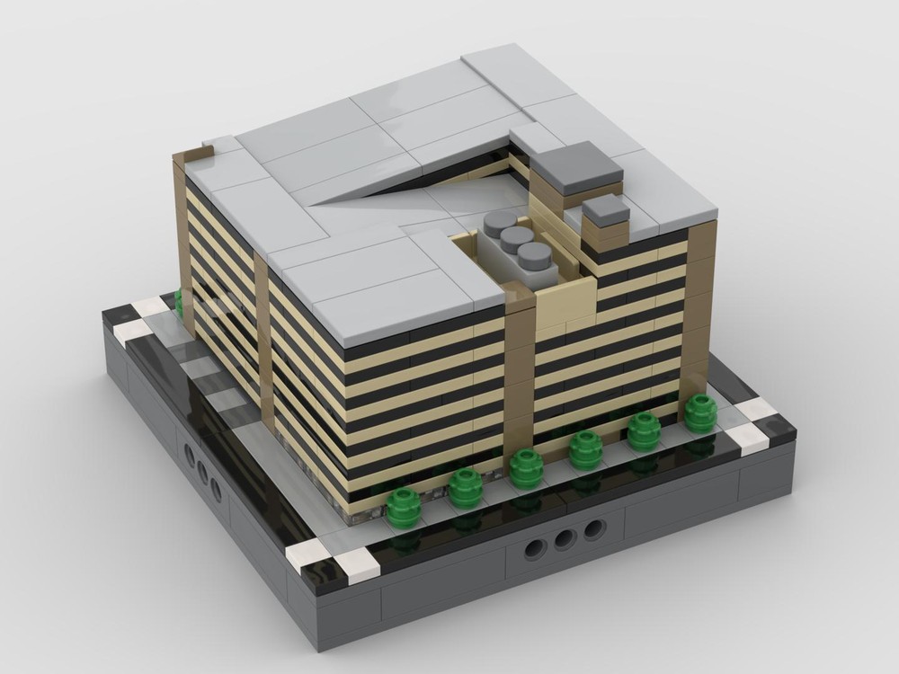 LEGO MOC 1100 Smith Parking Garage by iambriguy | Rebrickable - Build ...