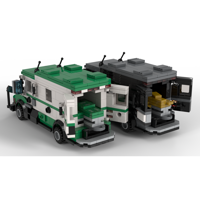 LEGO MOC Armoured Security Truck by HardytheDoggo | Rebrickable - Build ...