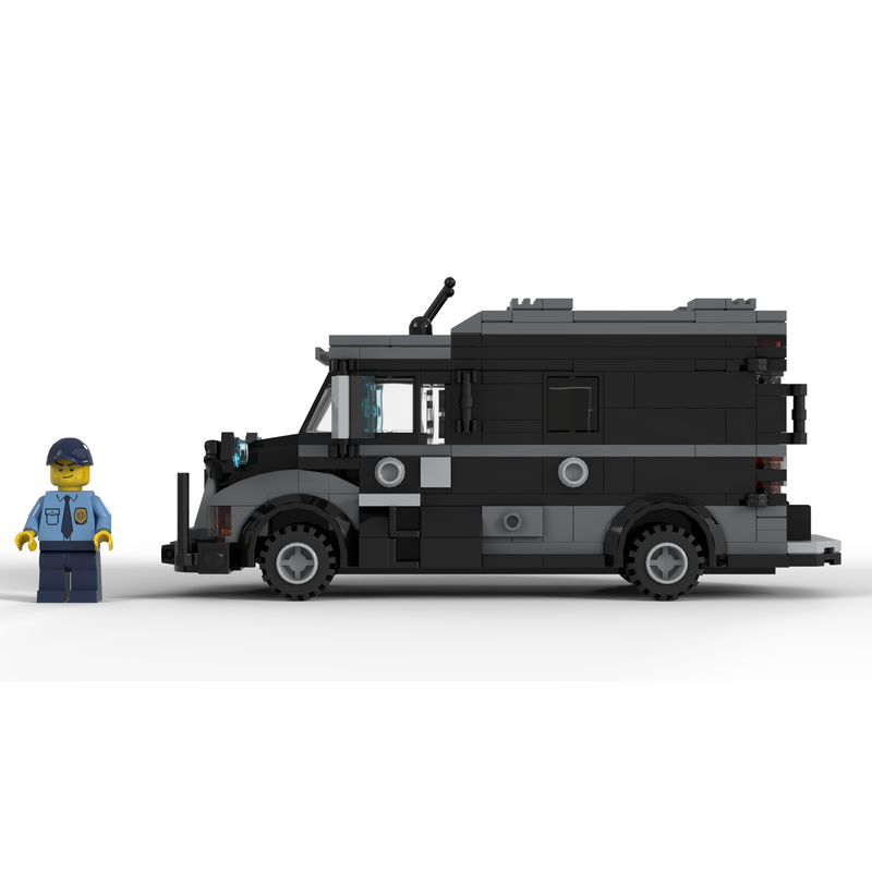 LEGO MOC Armoured Security Truck by HardytheDoggo | Rebrickable - Build ...