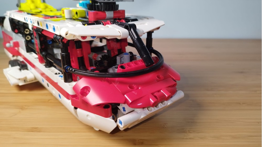 LEGO MOC Tandem Rotor Helicopter (42145 Alternate build) by nopingrid ...