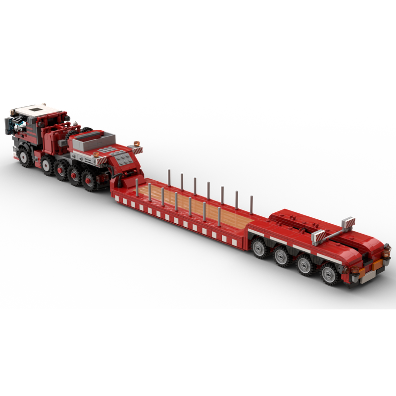 LEGO MOC 10x6 Semi-Tractor with 0+4 Extendable Euro Low-Loader by ...