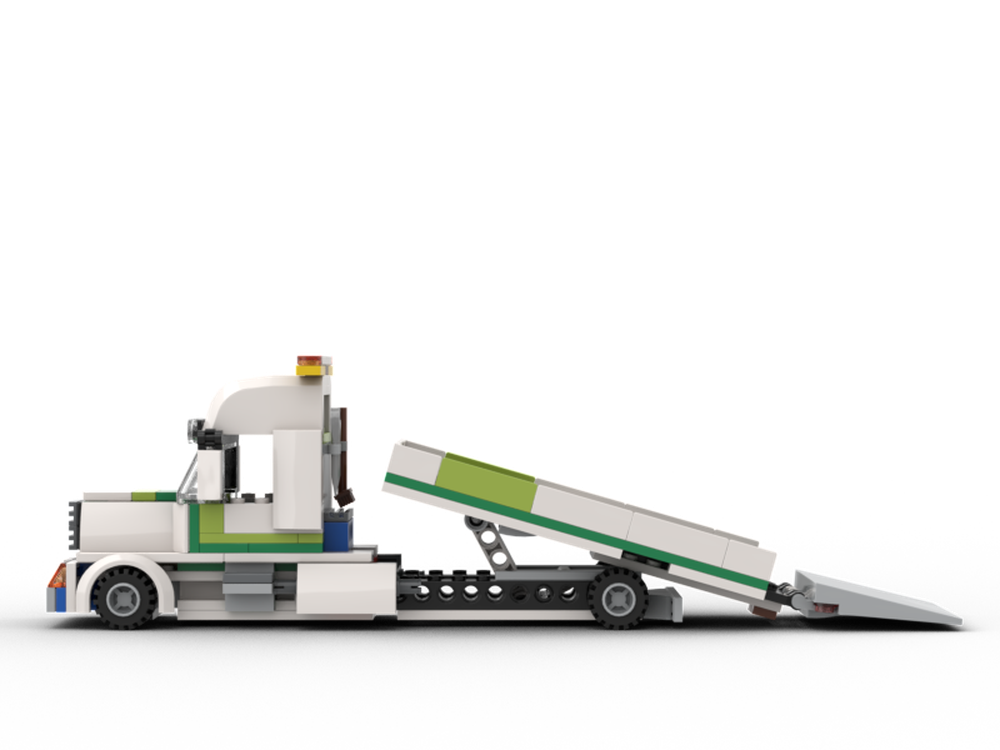 LEGO MOC 60305 - Flatbed Truck by hoppepe | Rebrickable - Build with LEGO