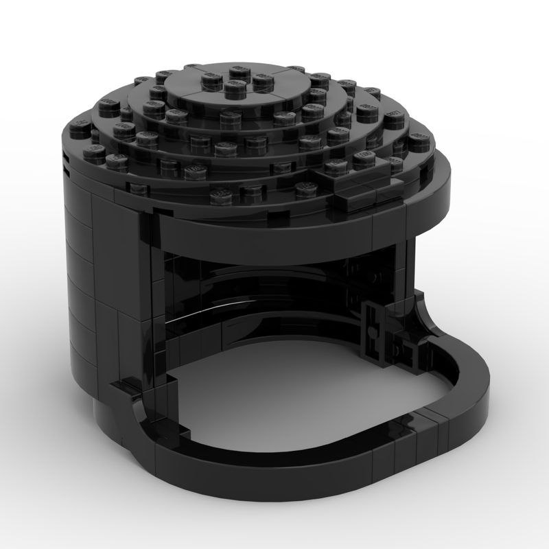 LEGO MOC Up-Scaled LEGO Spaceman Helmet by ZTBricks | Rebrickable ...