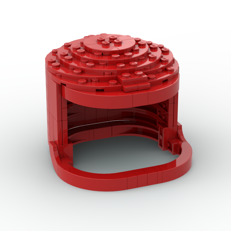 LEGO MOC Up-Scaled LEGO Spaceman Helmet by ZTBricks | Rebrickable ...