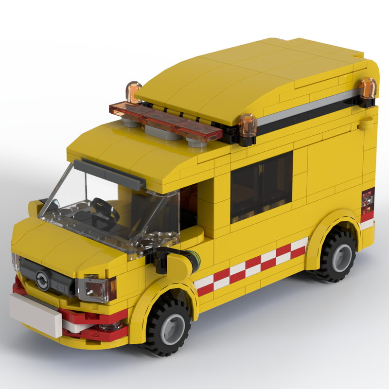 LEGO MOC Medium Panel Van - Escort with Folding Sign by HardytheDoggo ...