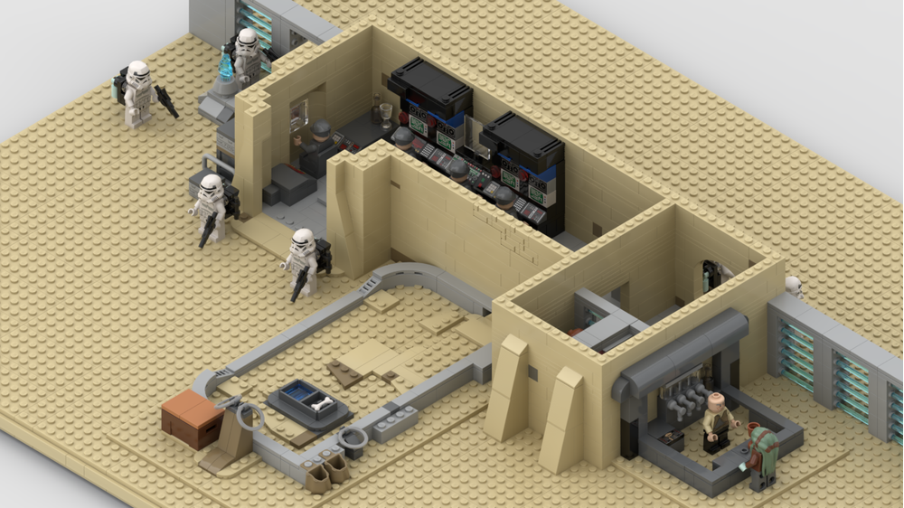 LEGO MOC Tatooine Imperial Checkpoint by PauloJorgeRamos | Rebrickable ...