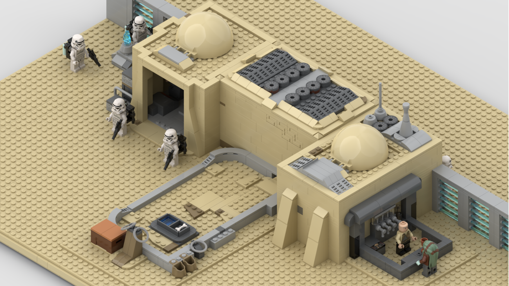 LEGO MOC Tatooine Imperial Checkpoint by PauloJorgeRamos | Rebrickable ...