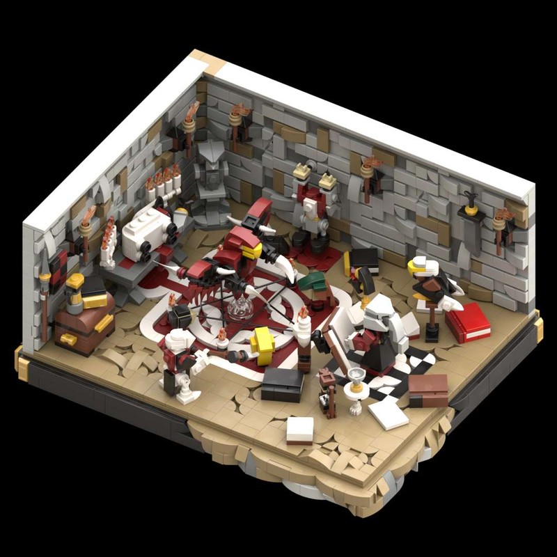 LEGO MOC The necromancer summons the blood demon by dariusdrum ...