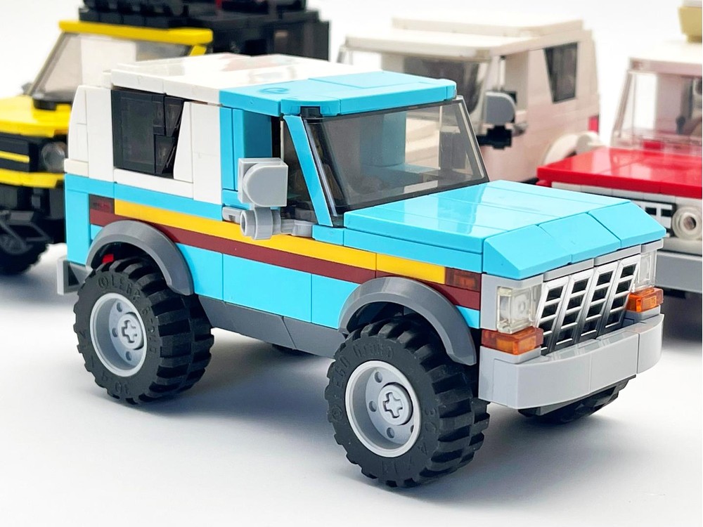 Lego Moc Ford Bronco Vehicle Pack By Ibrickeditup Rebrickable Build