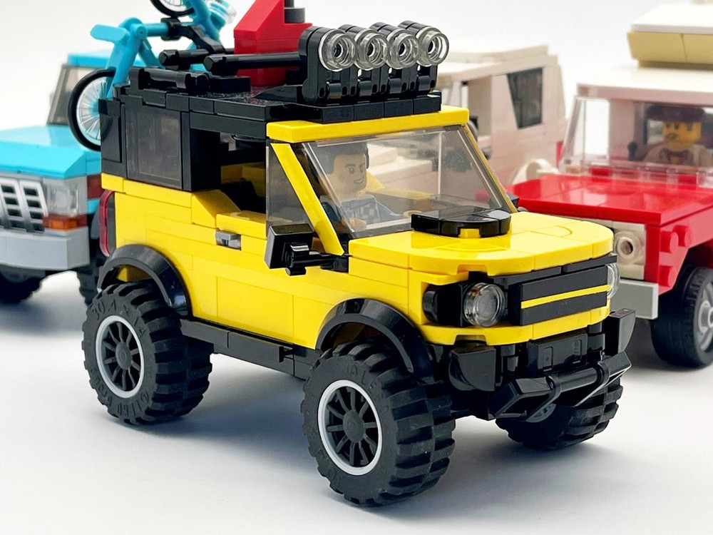 Lego Moc Ford Bronco Vehicle Pack By Ibrickeditup Rebrickable Build