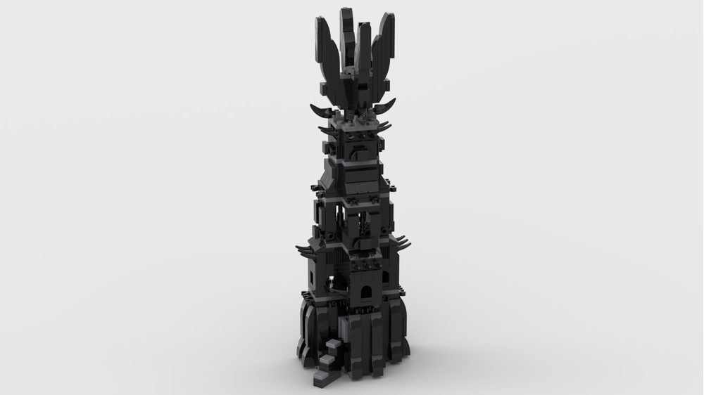 Lego Moc Mini 10237 Tower Of Orthanc By Christromans Rebrickable
