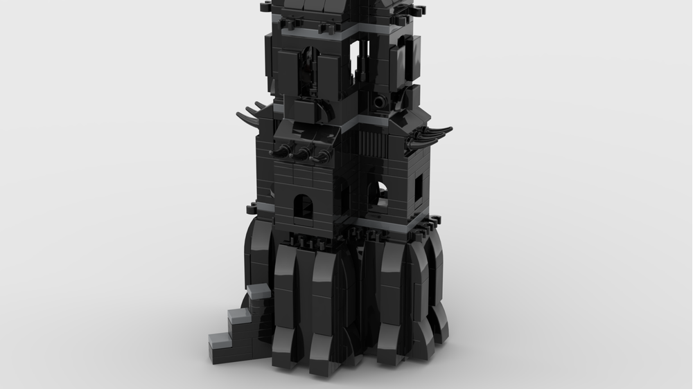 Lego Moc Mini 10237 Tower Of Orthanc By Christromans Rebrickable