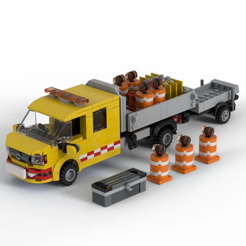 LEGO MOC Medium Double Cab Flatbed Van - Escort by HardytheDoggo ...