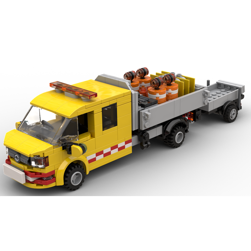 LEGO MOC Medium Double Cab Flatbed Van - Escort by HardytheDoggo ...
