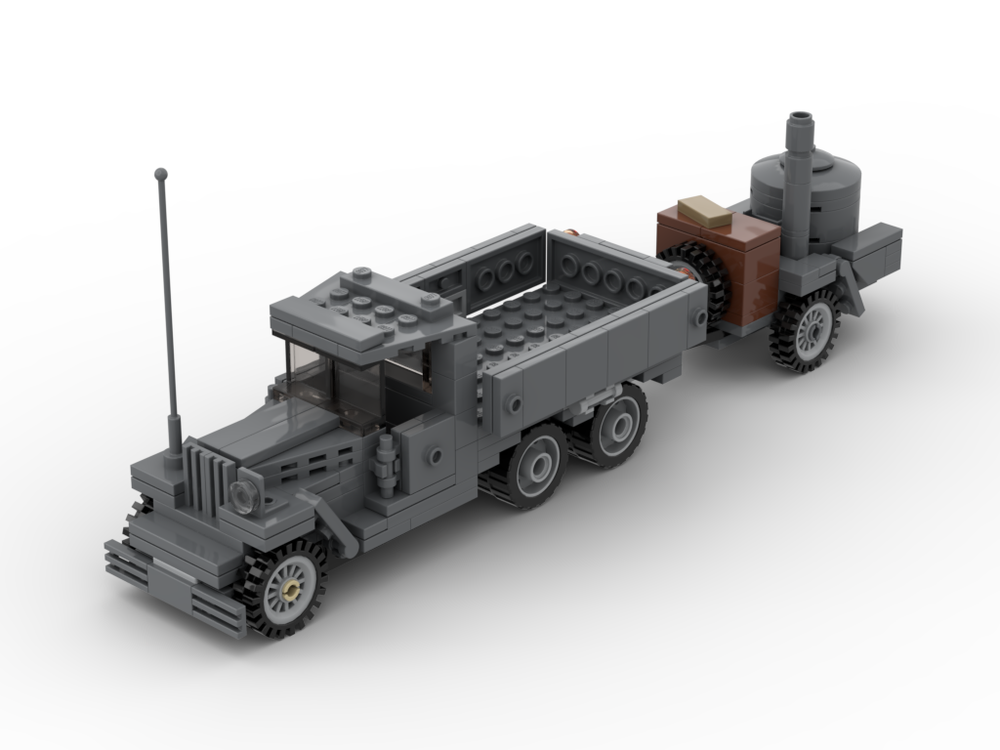 LEGO MOC GAZ-AAA / Soviet WW2 Heavy Duty Truck with Soup Kitchen/Field ...