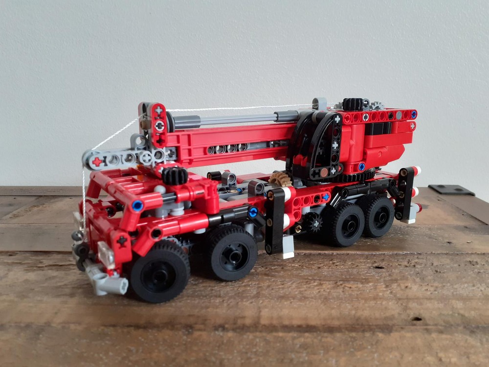 Lego Moc Mini Technic Crane By Scynox Rebrickable Build With Lego