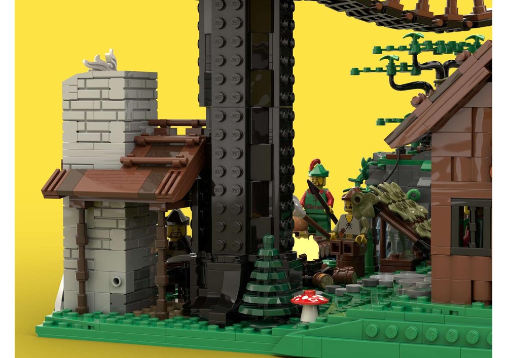 LEGO MOC Forestmen's Headquarters by lux.bricks | Rebrickable - Build ...