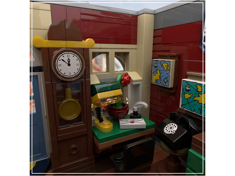 Lego Moc Half Timbered Townhouse Modular By Burningbricks Rebrickable