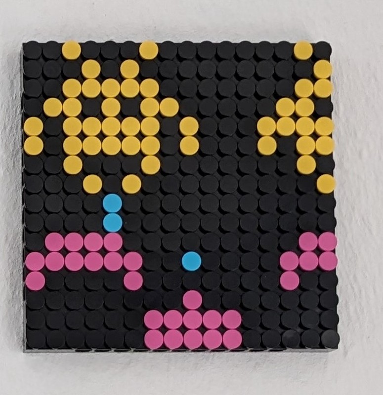 LEGO MOC Space Invaders mosaic by mzweifel | Rebrickable - Build with LEGO