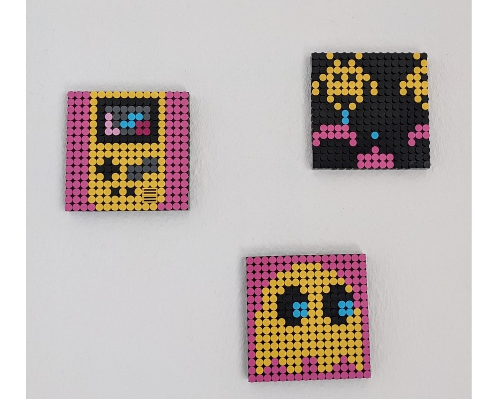 LEGO MOC Space Invaders mosaic by mzweifel | Rebrickable - Build with LEGO