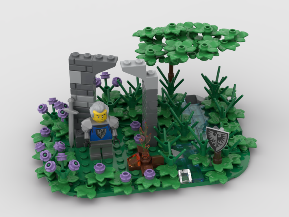 LEGO MOC Old medieval archway on the river by BrickPlanet | Rebrickable ...