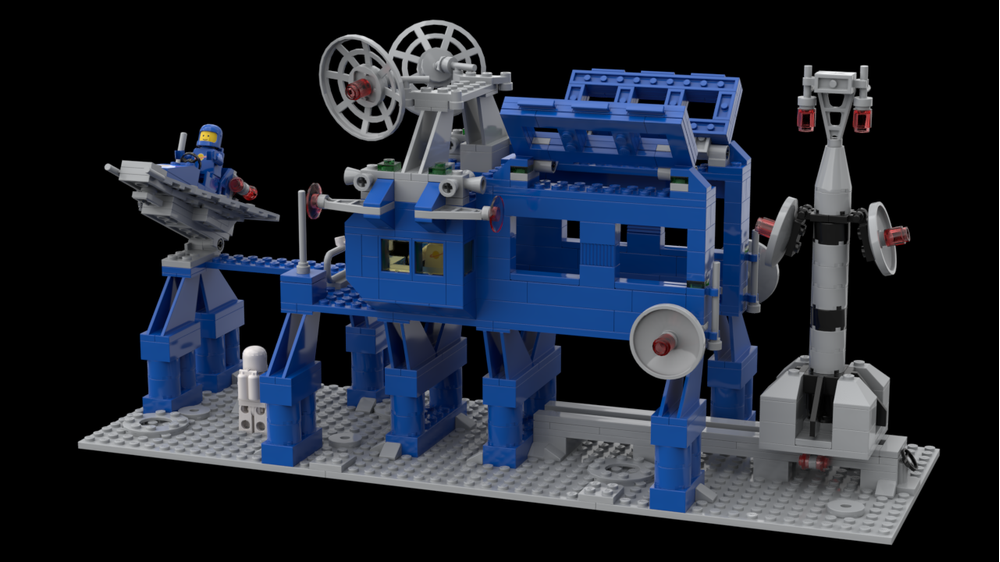 Lego Moc Classic Space Reimagined Intergalactic Command Base 6971 By