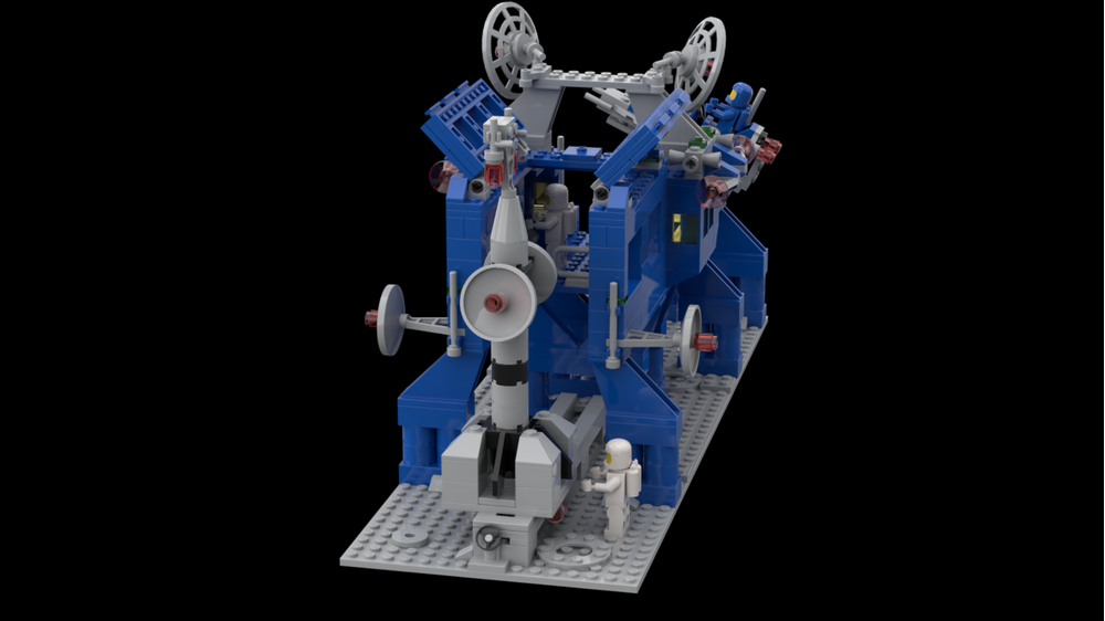 Lego Moc Classic Space Reimagined Intergalactic Command Base 6971 By