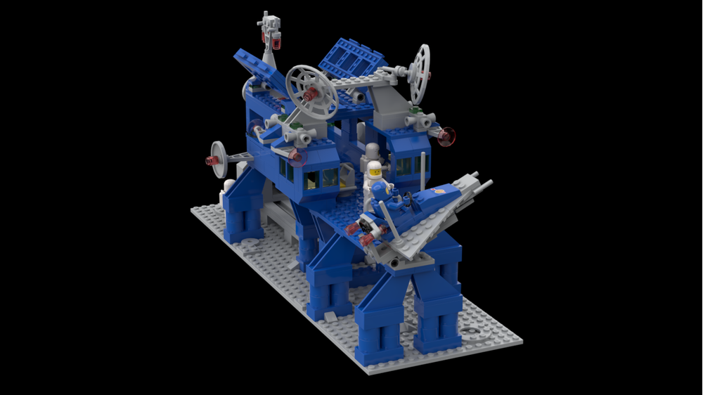 Lego Moc Classic Space Reimagined Intergalactic Command Base 6971 By