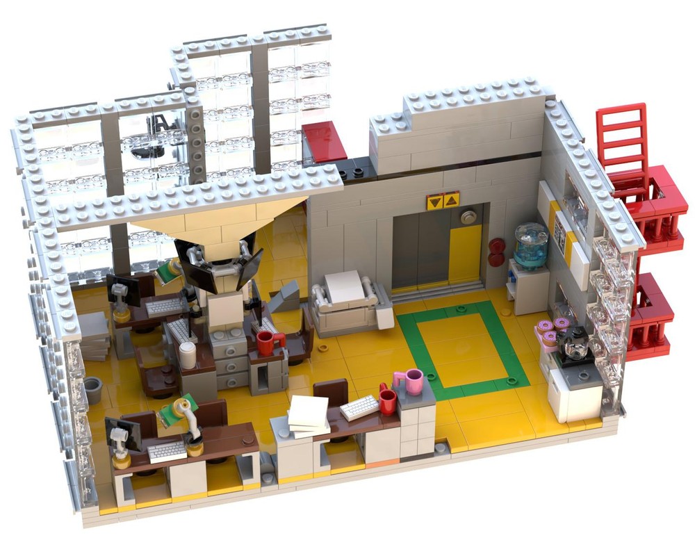 LEGO MOC Double Daily Bugle Office Tower by CelloFellow | Rebrickable ...