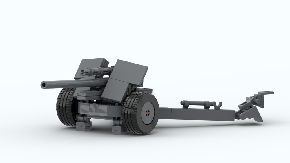 LEGO MOC M5 3" anti-tank cannon by Isubuilds | Rebrickable - Build with ...