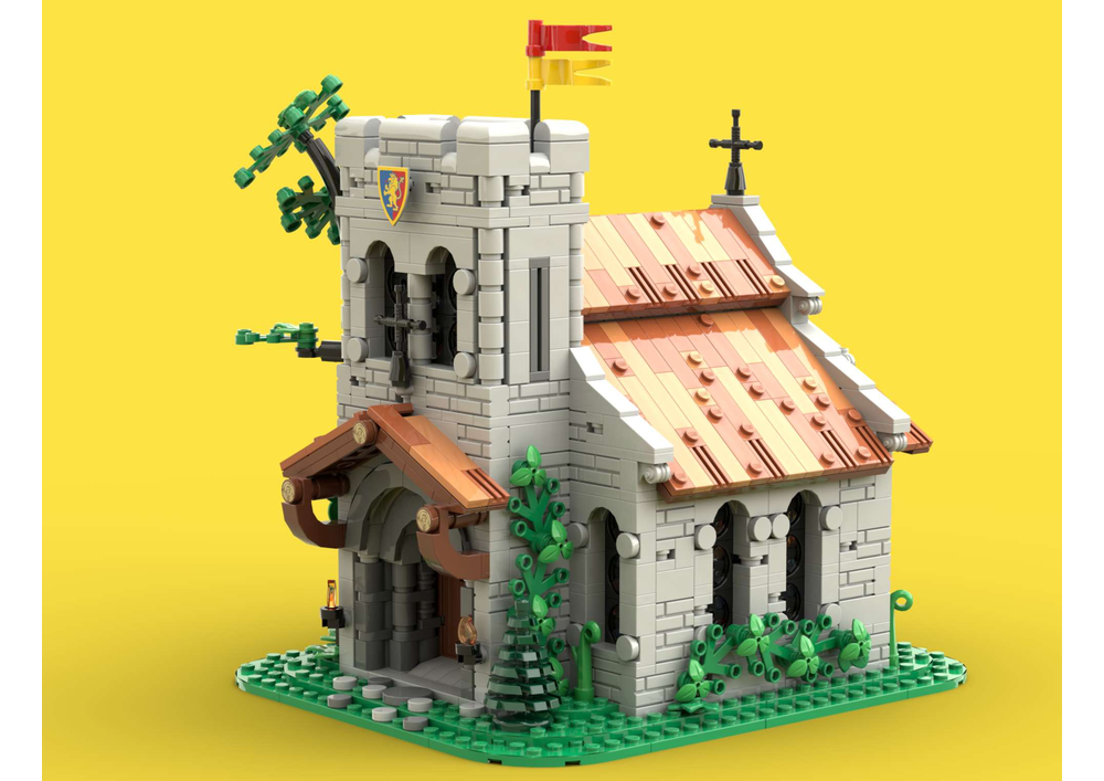 LEGO MOC Lion Knights' Church (fitting to 10305) by lux.bricks ...